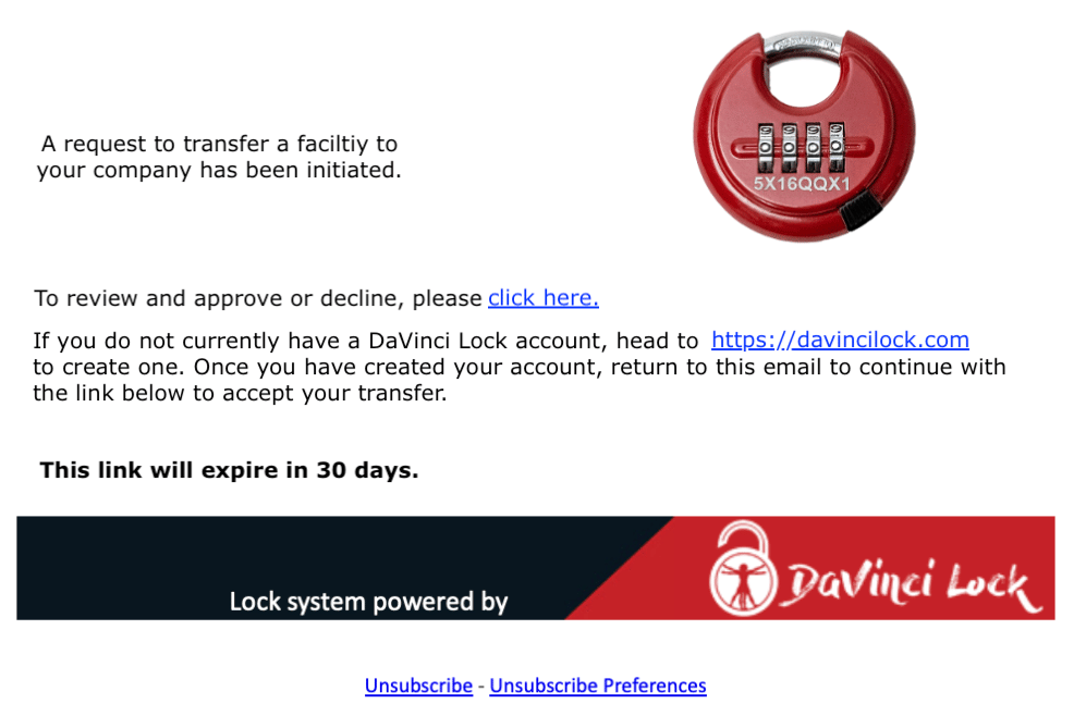 Transfer a Facility & Retain the Company