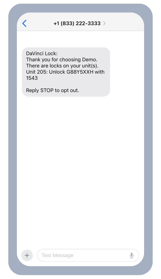 What types of notifications do tenants receive?